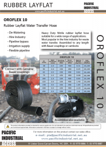 Product Specifications - Pacific Industrial Access